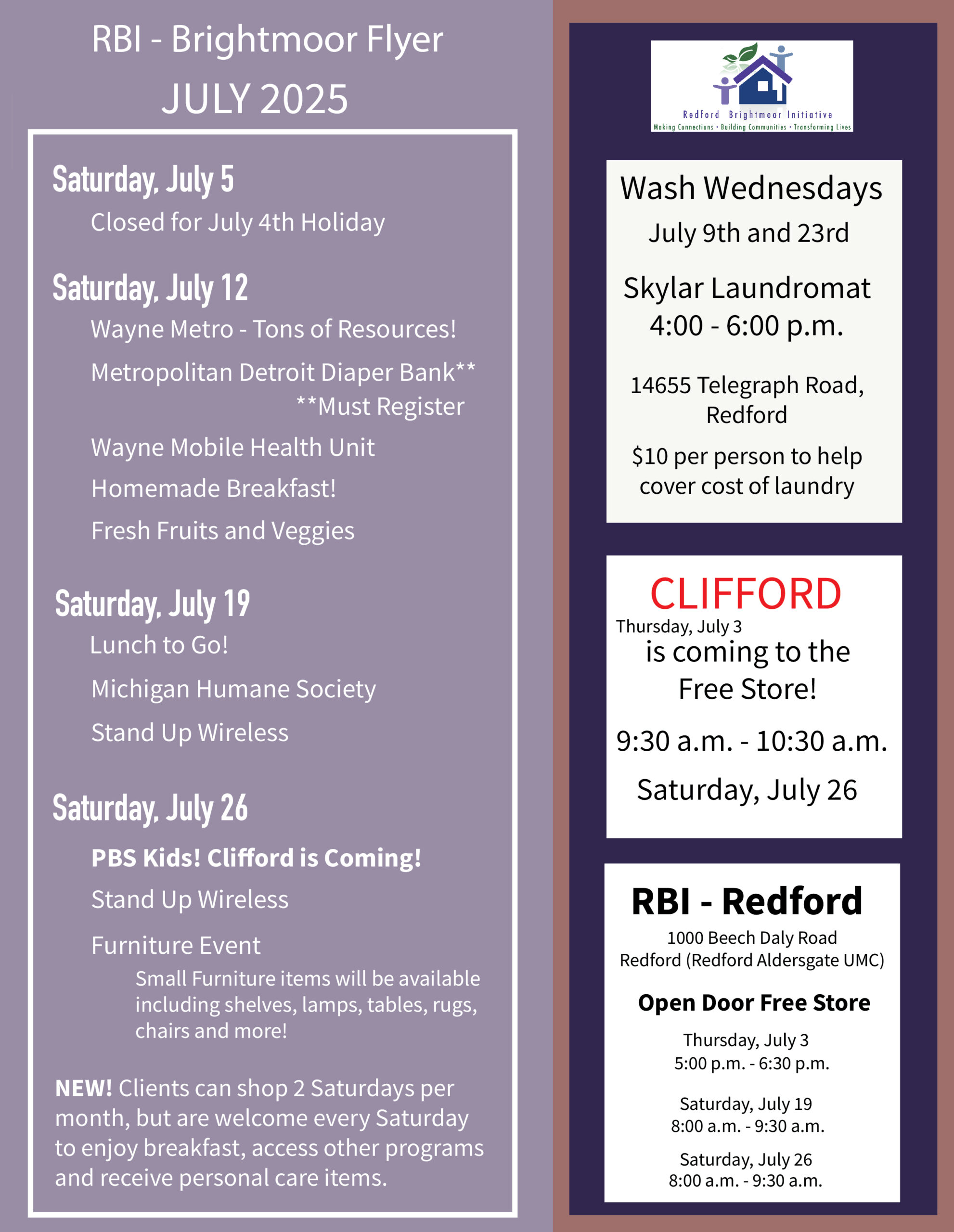 RBI Flyer July 2025 – Redford Brightmoor Initiative